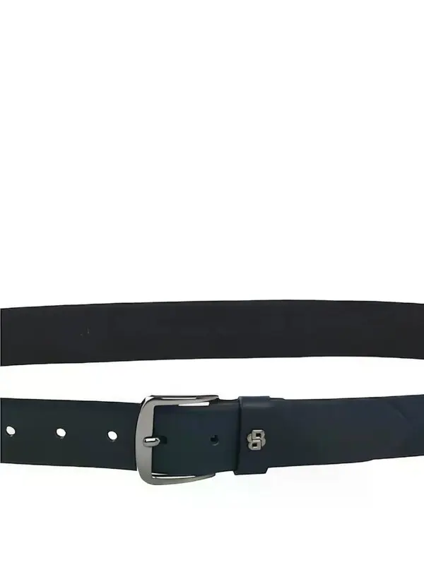 BOSS Italian Leather Belt With Double-b Monogram
