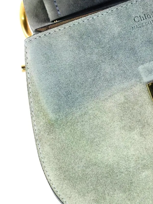 Chloé Drew Leather And Suede Mini Crossbody Bag