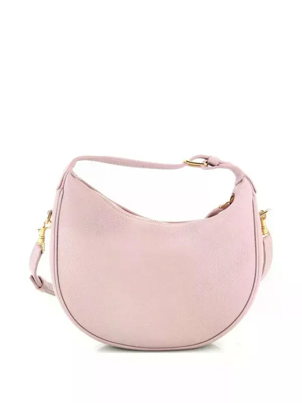 Celine Leather Teen Hobo Bag - Pink