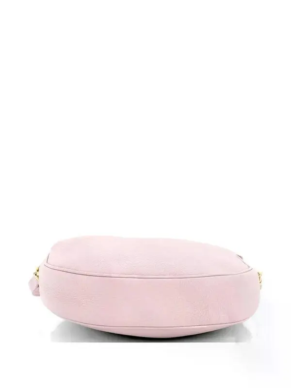 Celine Leather Teen Hobo Bag - Pink