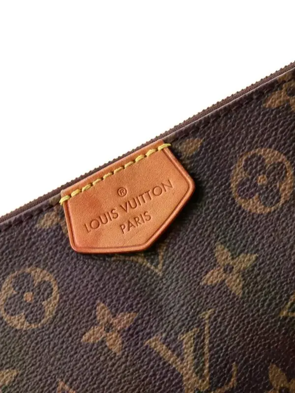 LOUIS VUITTON Multi Pochette Accessoires Monogram Canvas Crossbody Bag - Brown