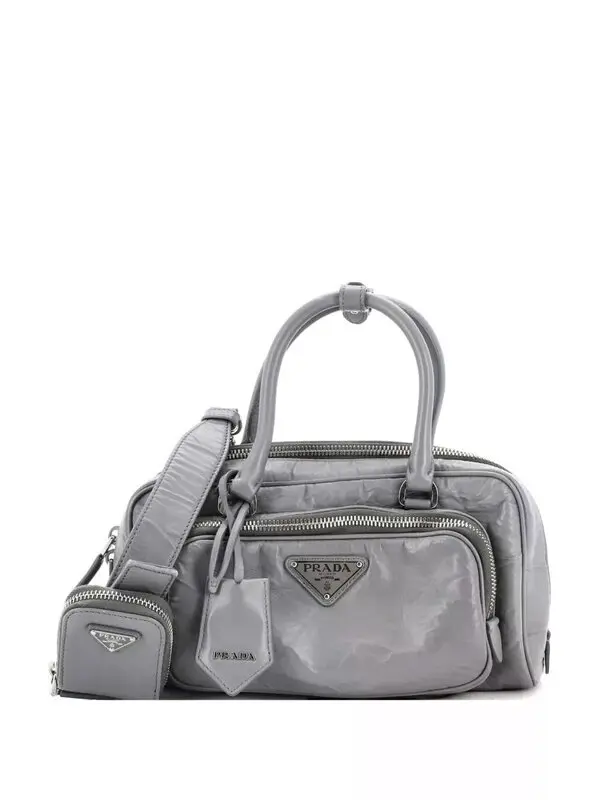 Prada Re-edition 2001 Top Handle Nappa Antique Shoulder Bag