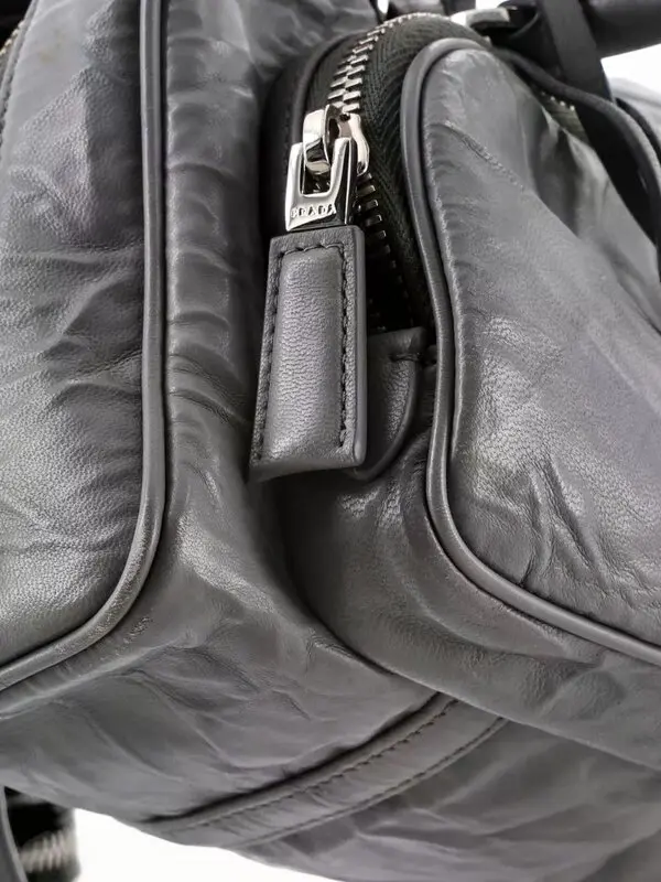 Prada Re-edition 2001 Top Handle Nappa Antique Shoulder Bag