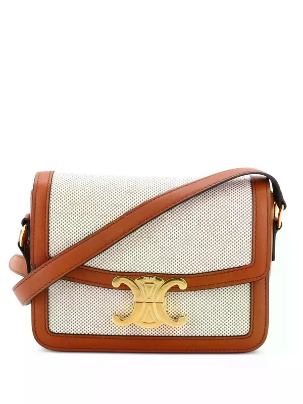 Celine Triomphe Teen Crossbody Bag - Brown