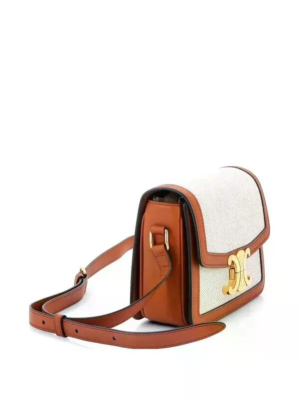 Celine Triomphe Teen Crossbody Bag - Brown