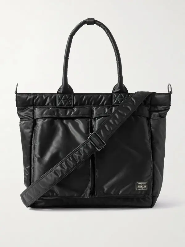 PORTER-YOSHIDA & CO Tanker Nylon-twill Tote Bag - Black