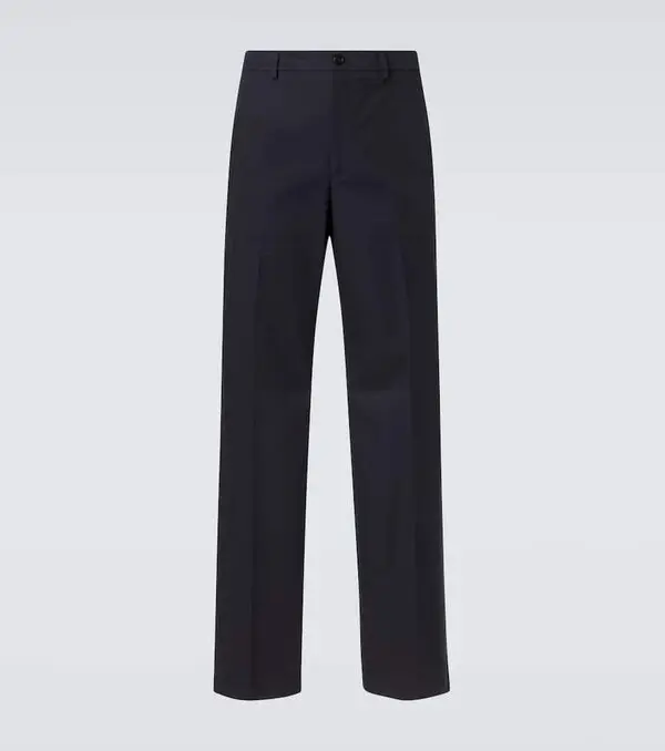 Gucci Cotton Twill Straight Pants