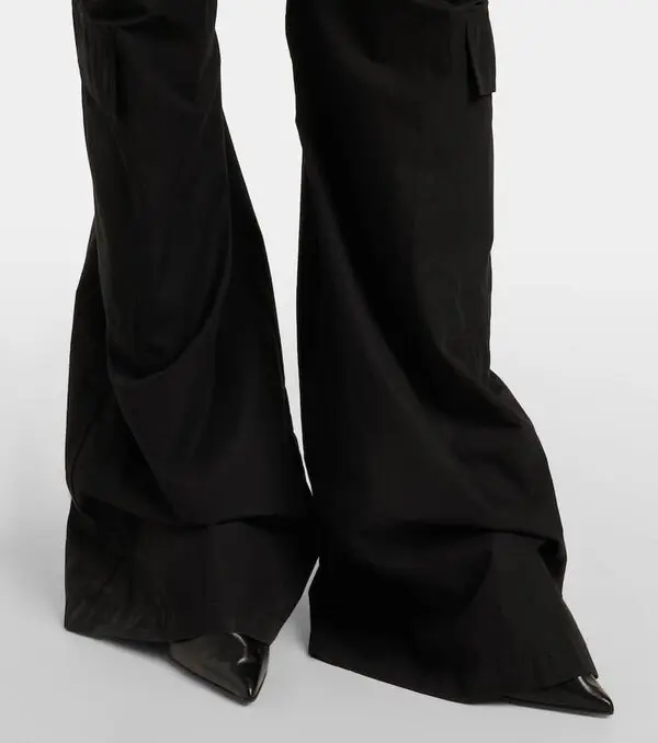 Rick Owens Jumbo Belas Cotton Cargo Pants - Black