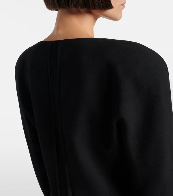 Chloé Virgin Wool Crepe Cardigan
