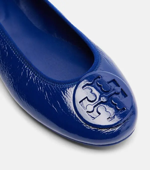 Tory Burch Reva Leather Ballet Flats