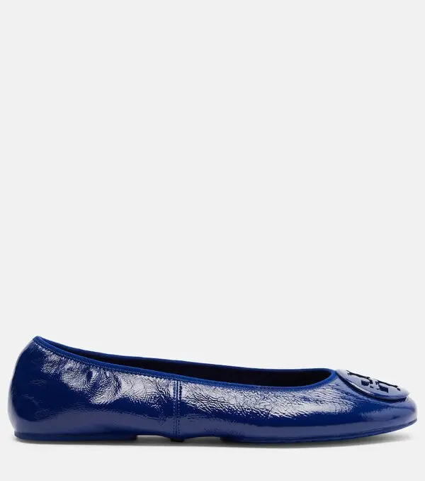 Tory Burch Reva Leather Ballet Flats