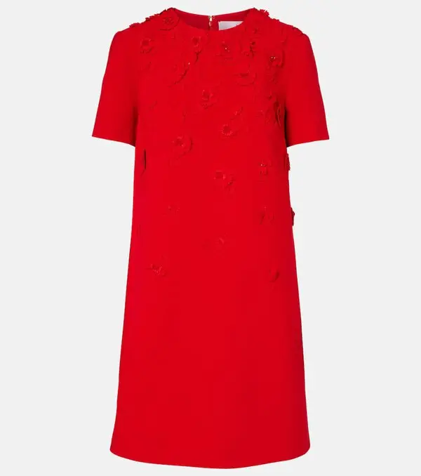 Carolina Herrera Embellished Mini Dress