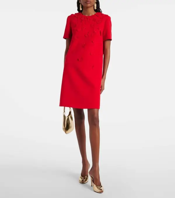 Carolina Herrera Embellished Mini Dress