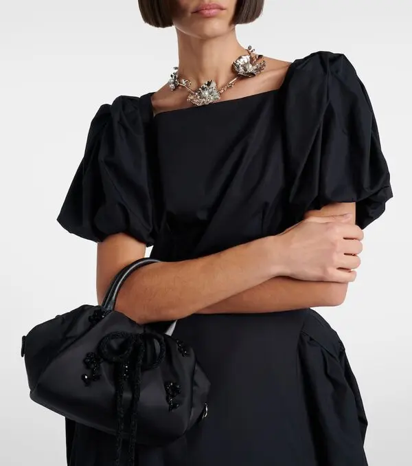 Simone Rocha Mini Embellished Top-handle Bag