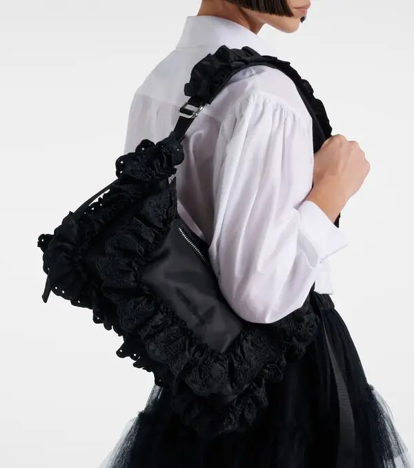 Simone Rocha Pillowcase Shoulder Bag With Ruffled Detail