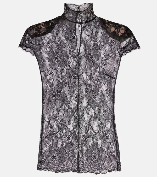 Valentino Garavani Cotton-blend Top