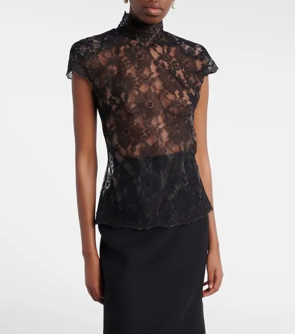 Valentino Garavani Cotton-blend Top