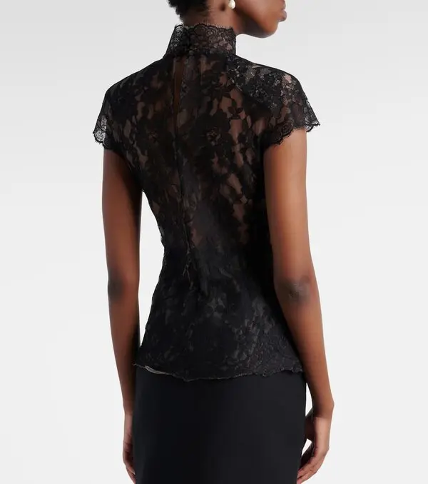 Valentino Garavani Cotton-blend Top