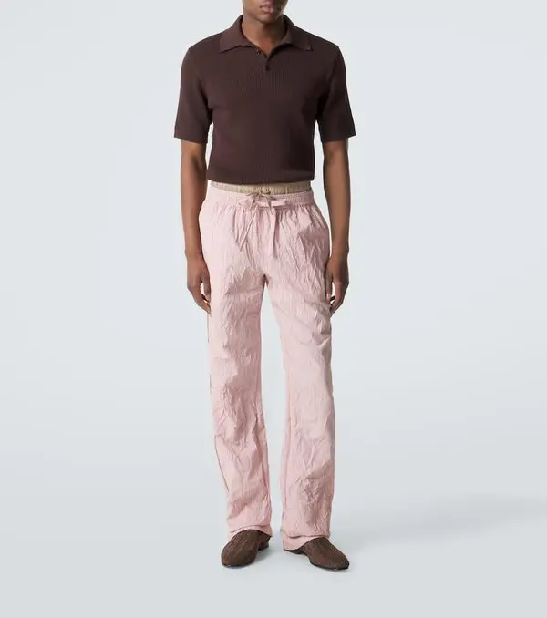 Dolce & Gabbana Ribbed-knit Cotton Polo Sweater