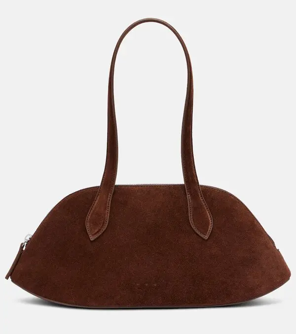 AESTHER EKME Cosmo Suede Bowling Bag - Brown