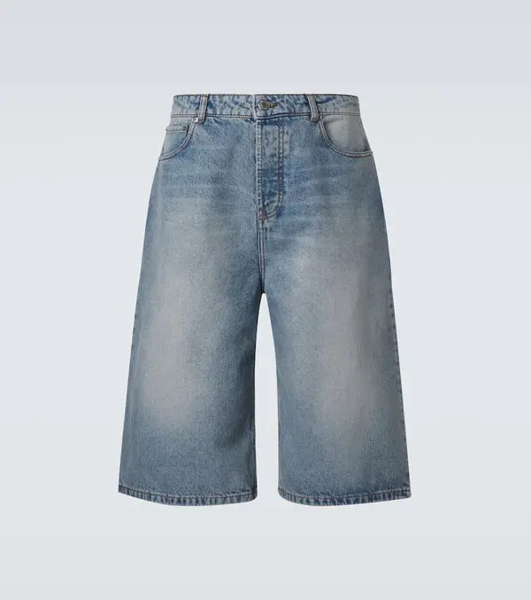 AMI Paris Denim Bermuda Shorts