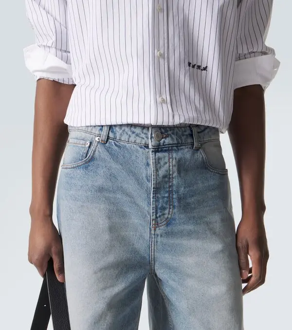 AMI Paris Denim Bermuda Shorts