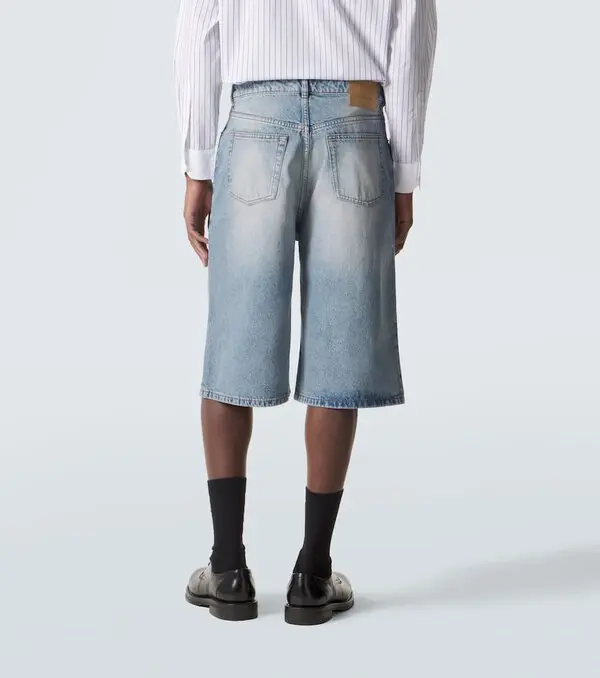 AMI Paris Denim Bermuda Shorts