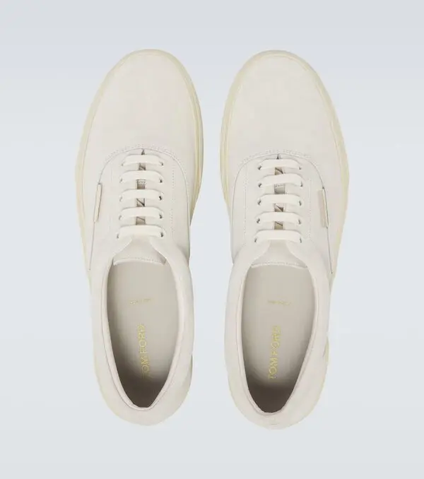 TOM FORD Jude Suede Sneakers - White