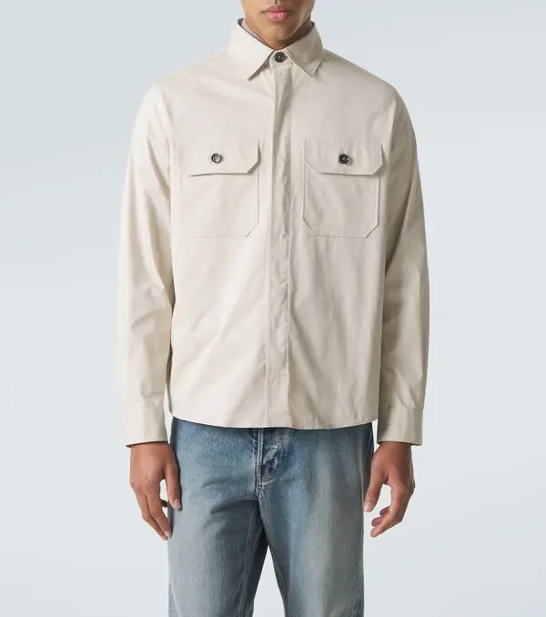 Zegna Cotton-blend Overshirt