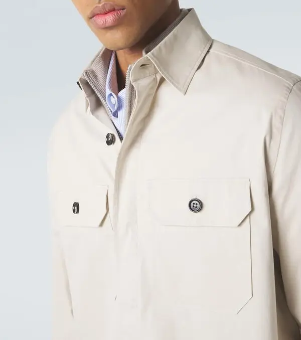 Zegna Cotton-blend Overshirt