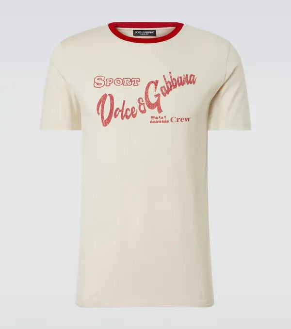 Dolce & Gabbana Printed Cotton T-shirt