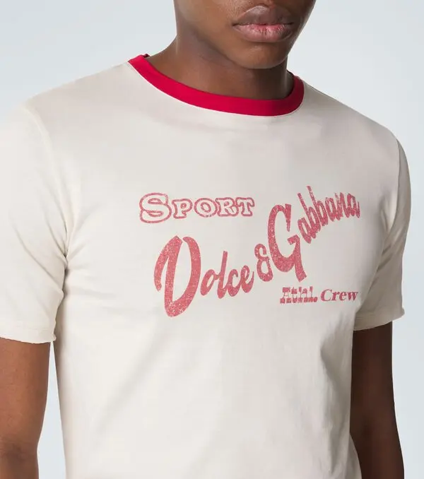 Dolce & Gabbana Printed Cotton T-shirt
