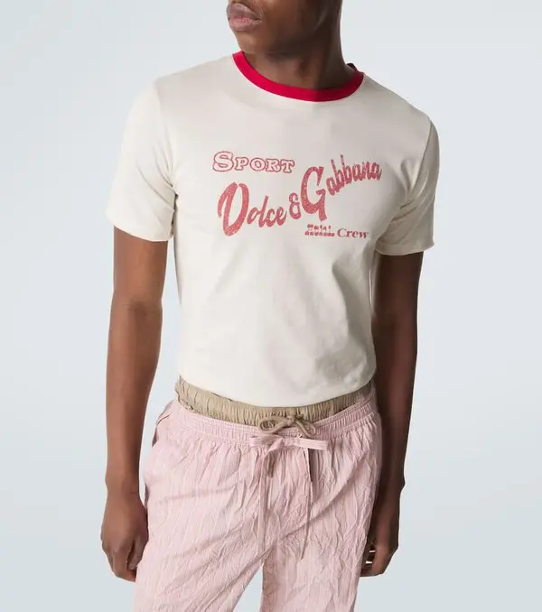 Dolce & Gabbana Printed Cotton T-shirt
