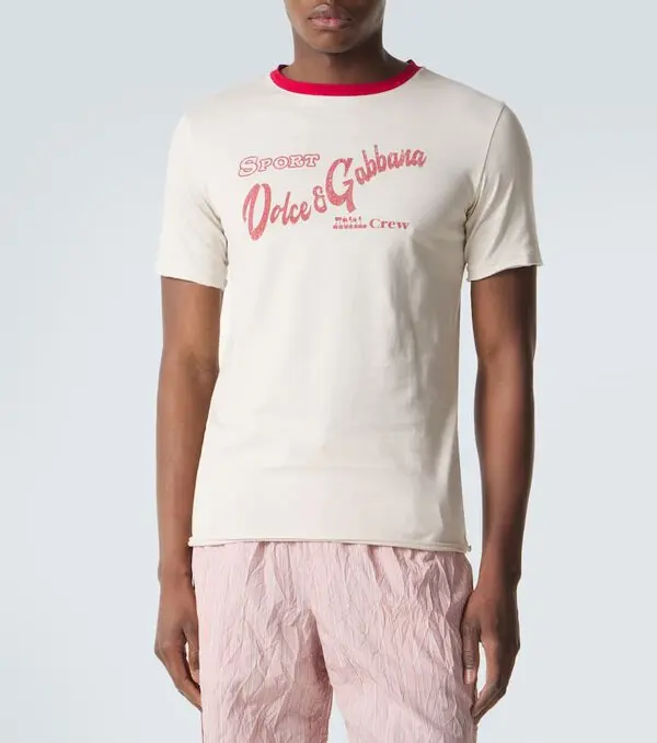 Dolce & Gabbana Printed Cotton T-shirt