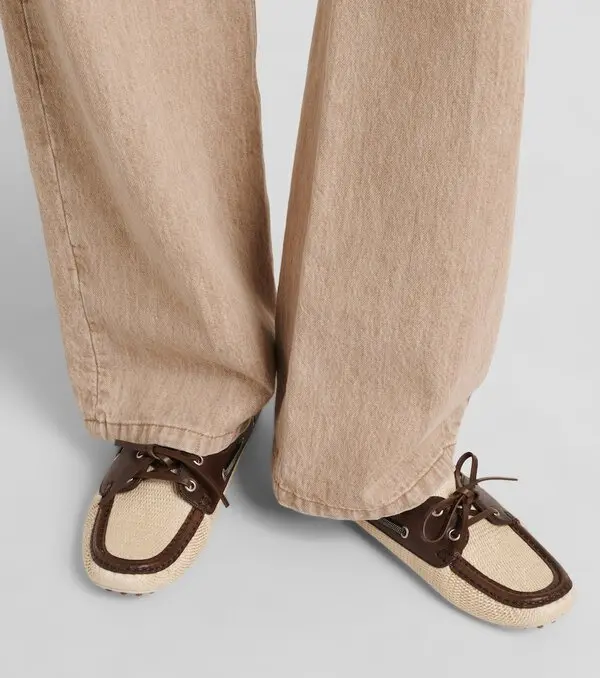 Brunello Cucinelli Monili Canvas Mules