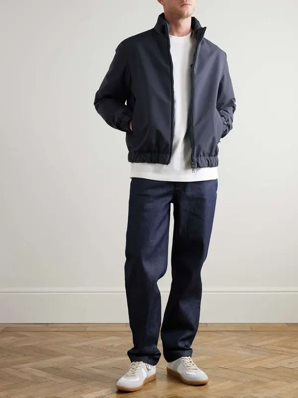 Moncler Luserna Logo-appliquéd Airsoft Down Jacket
