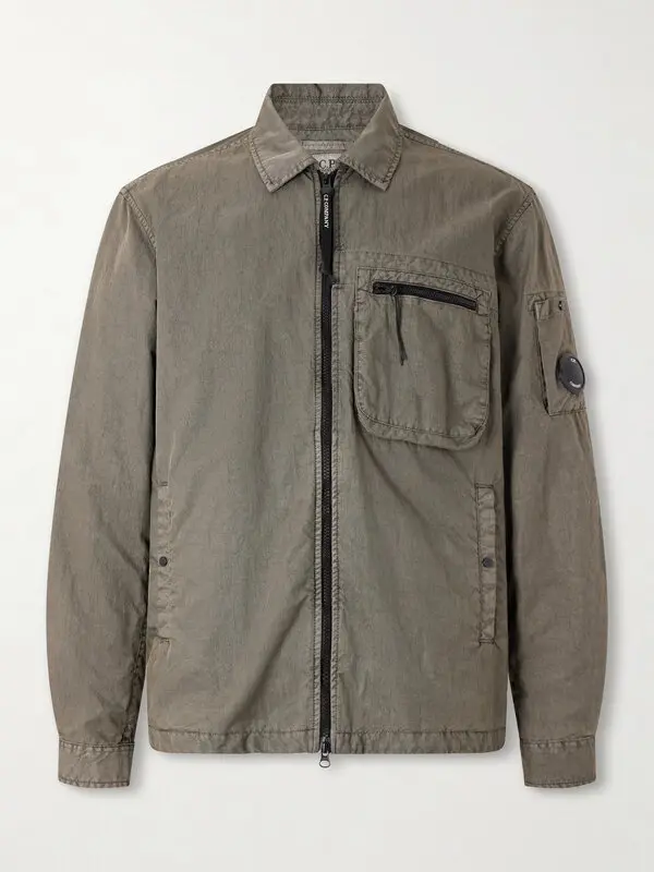 C.P. COMPANY Panama-r Overshirt - Green