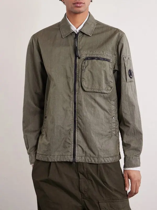 C.P. COMPANY Panama-r Overshirt - Green