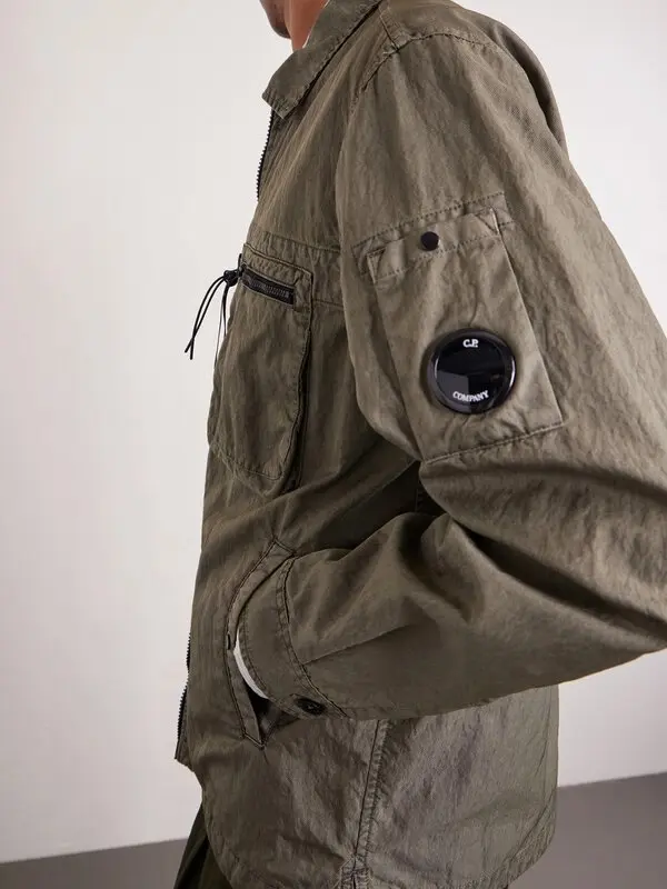 C.P. COMPANY Panama-r Overshirt - Green
