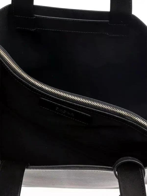 Furla Medium Leather Top Handle Tote Bag - Black