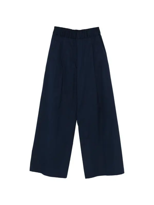 SEMICOUTURE Jhonny Cotton Trousers - Blue