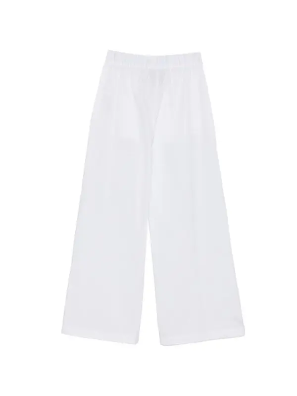 SEMICOUTURE Jhonny Cotton Trousers - White