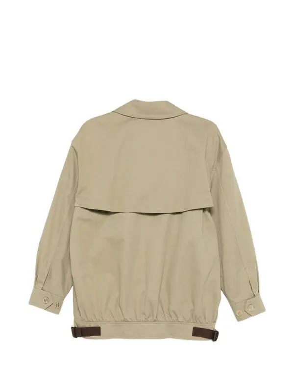SEMICOUTURE Nives Cotton Bomber Jacket - Green