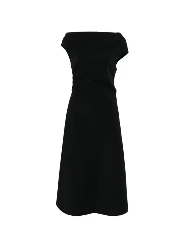 PAROSH Midi Dress - Black