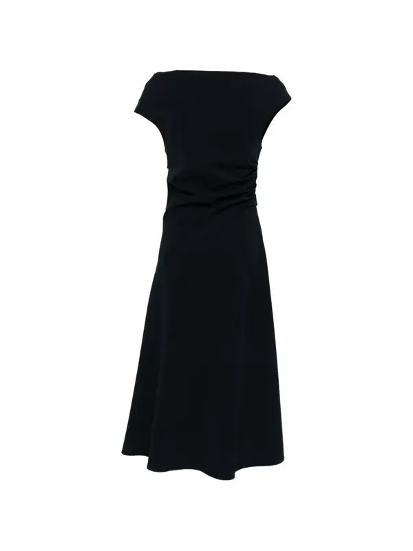 PAROSH Midi Dress - Blue
