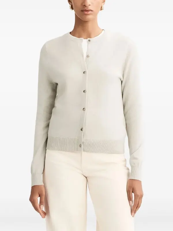 Soft Goat Cashmere Cardigan - Beige