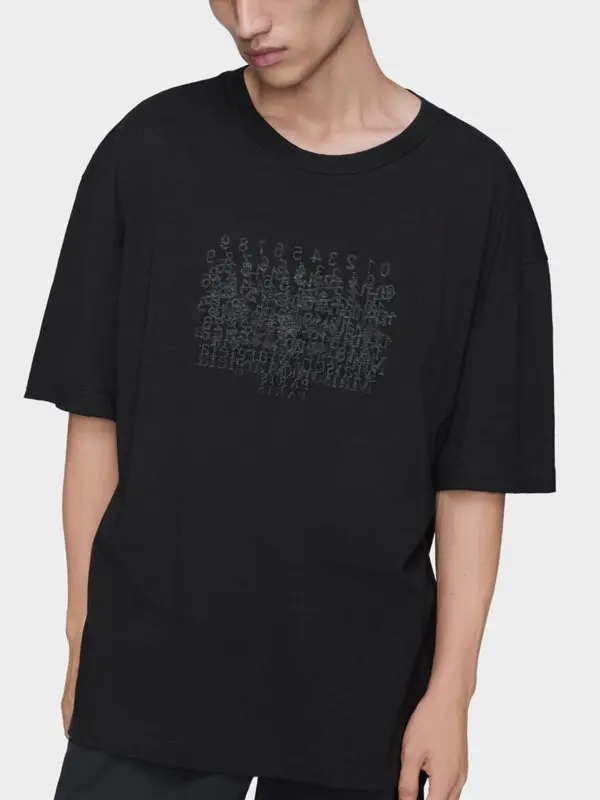 MAISON MARGIELA Numerical T-shirt - Black