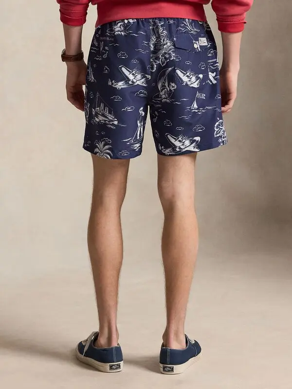 Polo Ralph Lauren Traveler Polo Bear Swim Boxer - Blue
