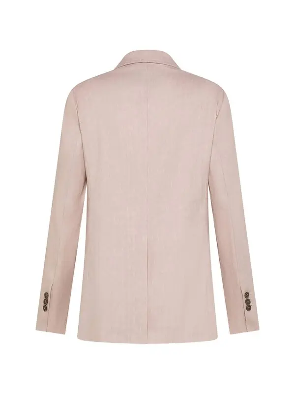 Seventy Double-breasted Blazer With Peak Lapel - Pink