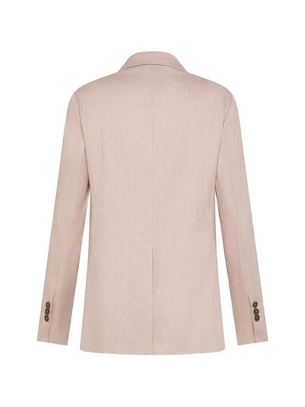 Seventy Double-breasted Blazer With Peak Lapel - Pink